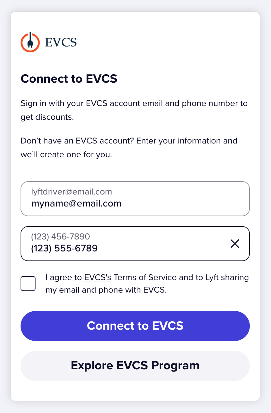 How Do I Connect My Lyft Driver Account to EVCS? – EVCS